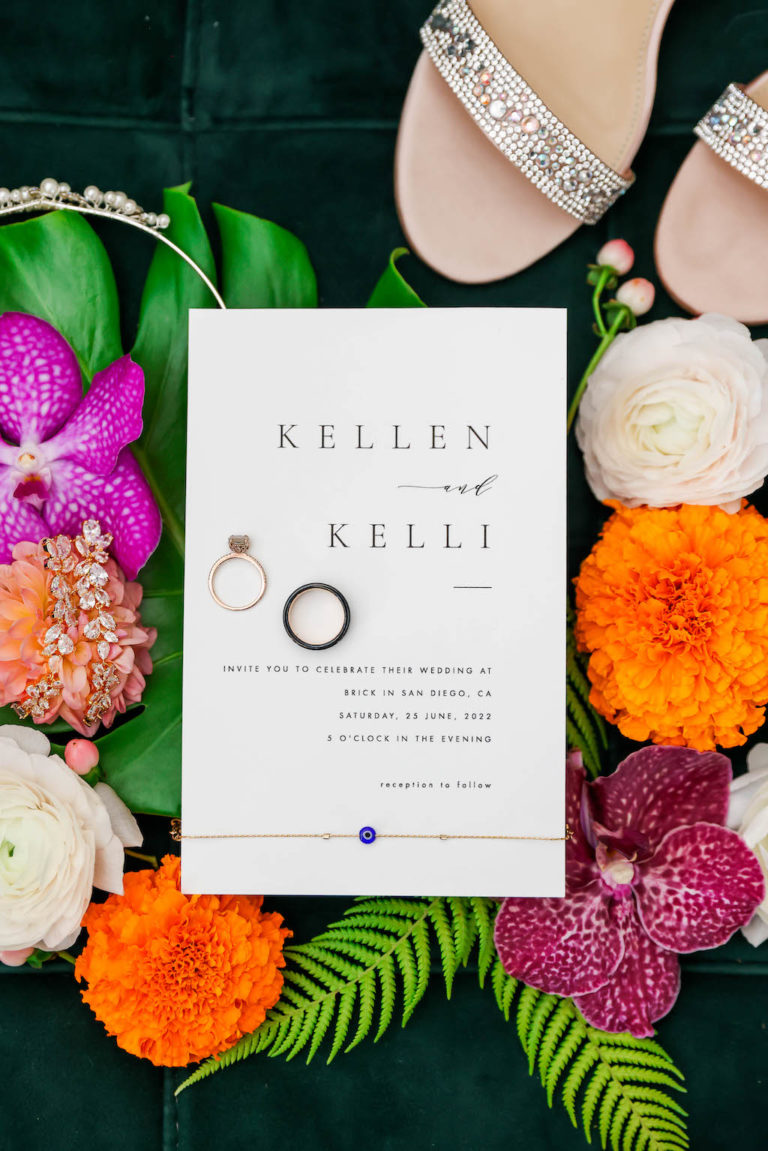 San Diego Brick Tropical Inspired Wedding | Kelli and Kellen ...